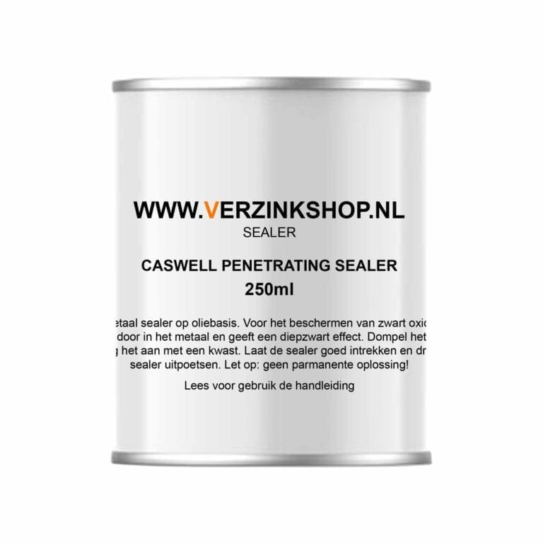 DeepSeal Metaal Olie Sealer - 250 tot 2500 ml - metaal zwarten